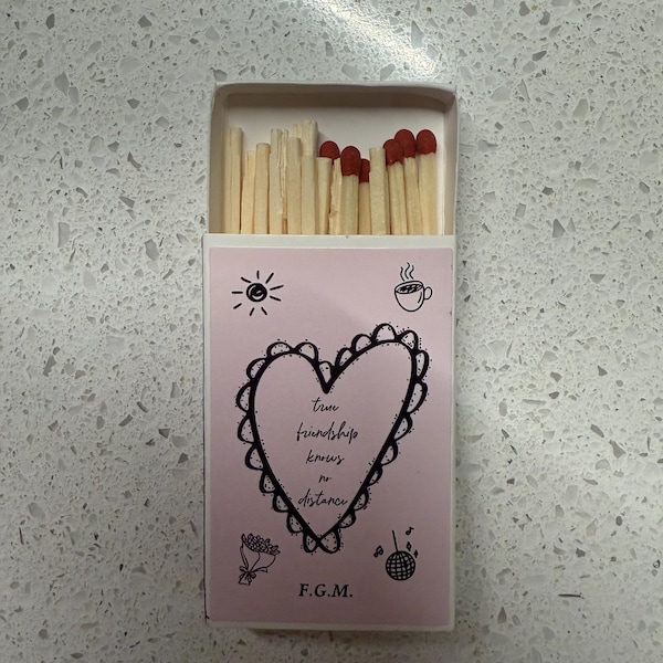 Bulk Custom Matchboxes, Custom Sketch Match Box, Custom Matchbook Art ...