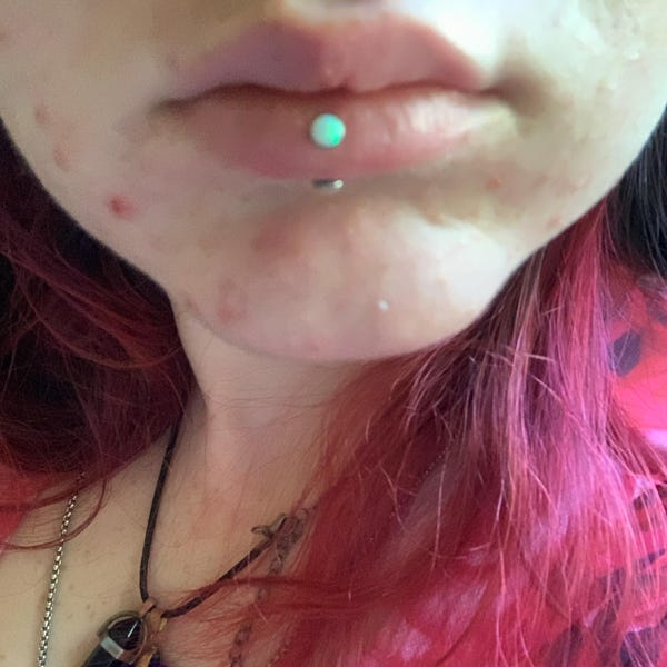 Vertical Labret Bridge Piercing Eyebrow Rings Belly Button Bars Rook ...