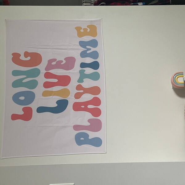 Play All Day Sign Playroom Wall Decor Playroom Sign Decor Lets Play ...