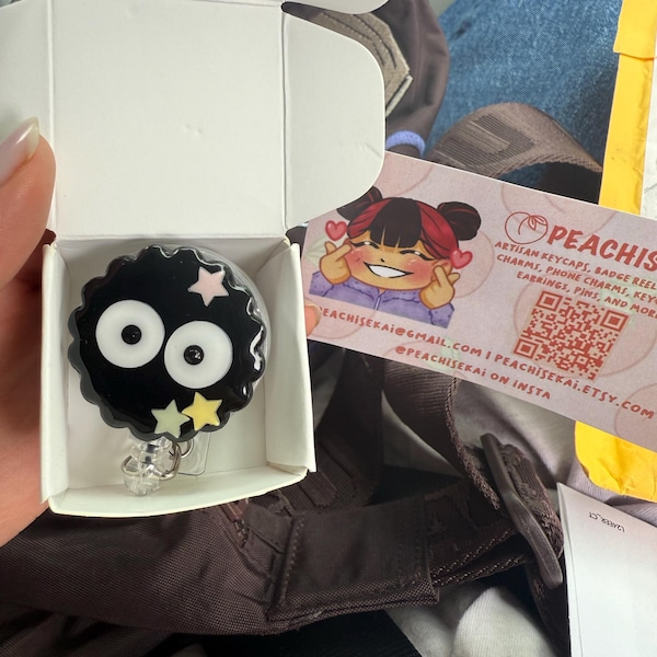 Handmade Calcifer Soot Sprite No Face Clay Pin | Studio Ghibli - Etsy