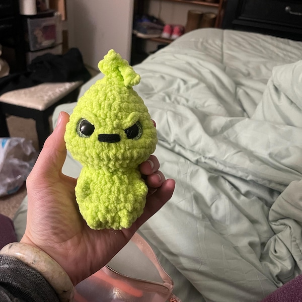 CROCHET PATTERN - Meanie Greenie | No Sew | Amigurumi | Crochet Plushie ...