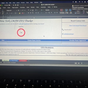 Missouri LCSW Hour Tracker Clinical Hours Log Clinical - Etsy