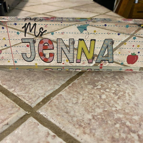 3D Science Teacher Door Sign, Teacher Name Sign, Back to School ...