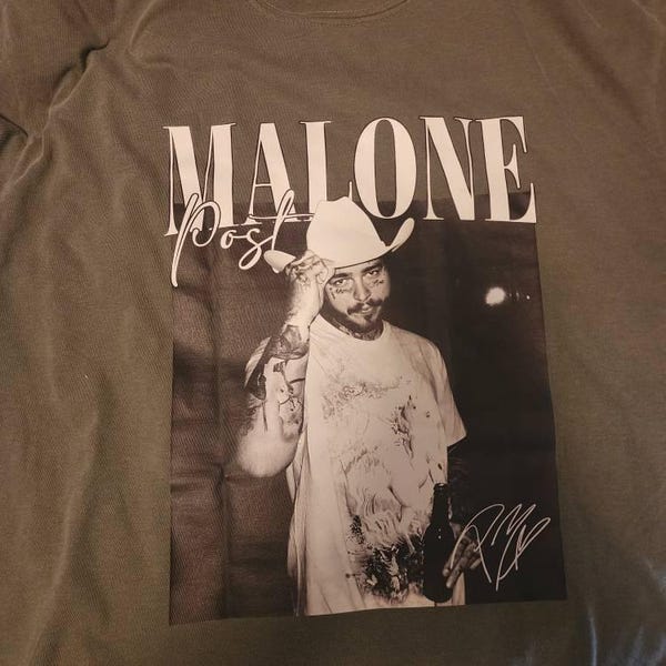 Comfort Colors Vintage Post Malone Shirt, Malone Rap Music Shirt, F1 ...