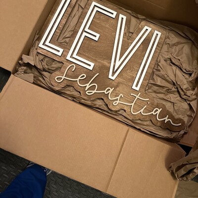 Stacked Names for Nursery Wooden Letters Name Sign Nursery - Etsy