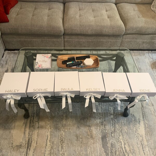 Boxed Invitation, Box Invitation, Custom Gift Box, Bridesmaid Proposal ...