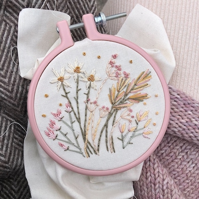 Beginner Embroidery Kit, Easy Embroidery Kit for Beginners, Embroidery ...