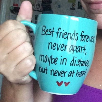 Best Friends Mug Set , Long Distance Best Friends, Long Distance ...