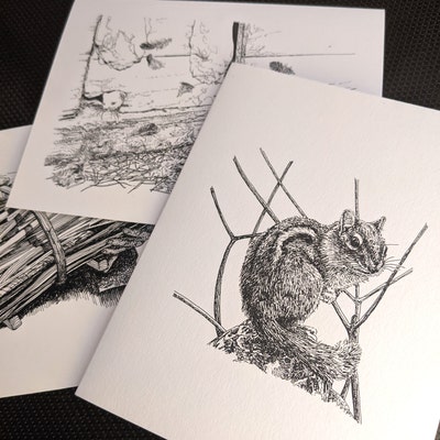 Soil Pen and Ink Print - Etsy