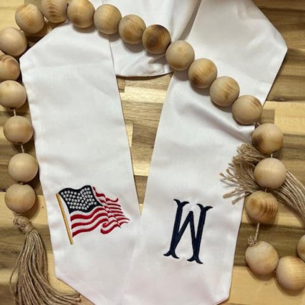 Waving USA American Flag With Pole - Embroidery Design Pattern for ...