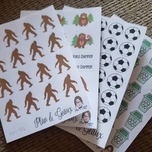 Camping Stickers Caravan Planner Stickers Camper Sticker - Etsy