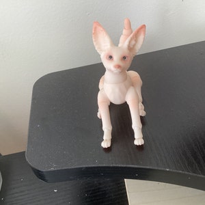 Small Fox Pet BJD Pet Animal for 1/12 1/8 1/6 1/4 1/3 Bjddoll & Blythe ...