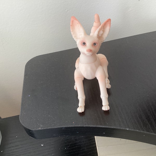 Non Finished/original Parts Small Fox Pet BJD Pet Animal for 1/12 1/8 1 ...