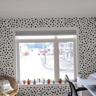 Spot Vinyl Wall Decals: Dalmatian Polka Dots, Paint Hand-drawn Circles ...