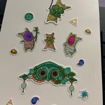 Totk Zelda Art Nouveau Waterproof Vinyl Sticker the Legend - Etsy Canada
