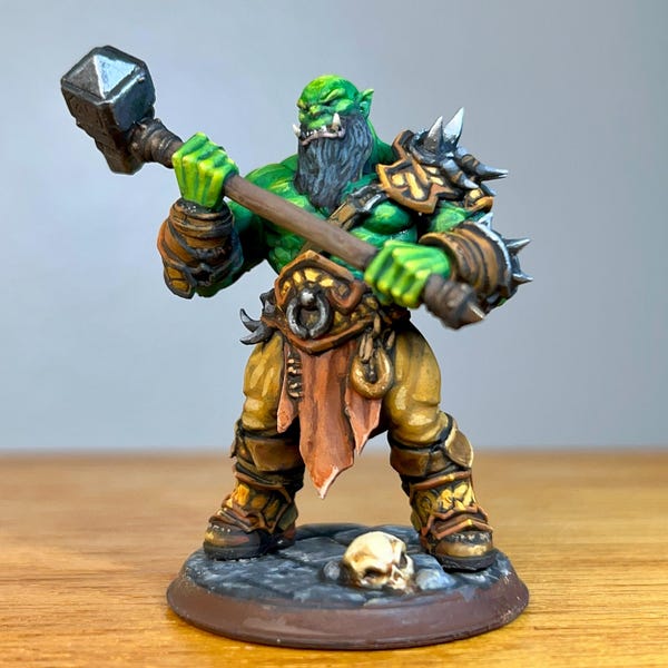 Orc Pinup Dnd Miniature Tabletop RPG Dnd Mini D&D Figurines for ...