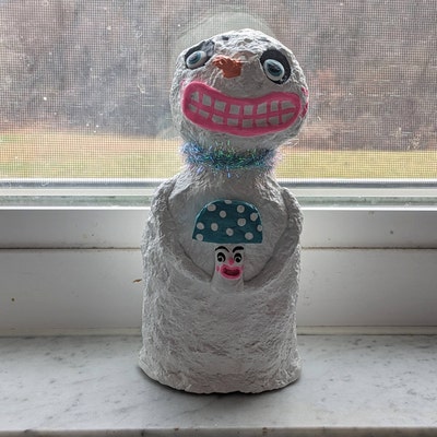 Creepy Spooky Lost Your Marbles Clown Art Doll Extreme Primitive ...