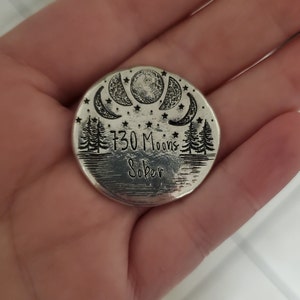 30 Days Sober, 60 Days, 90 Days Sobriety Token, Sobriety Coin ...