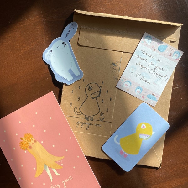 Smol Awoo Samoyed Waterproof Vinyl Sticker - Etsy