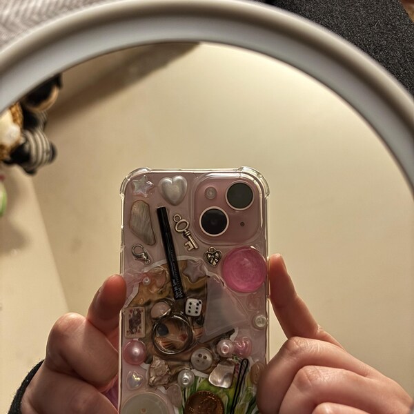 CORALINE THEMED Custom Resin Charm Phone Case EXAMPLE - Etsy