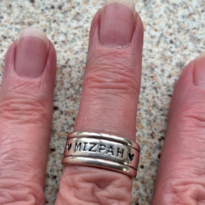 Jesus Name Ring Hebrew Christian Jewelry Yeshua My Savior Ring Yeshu ...