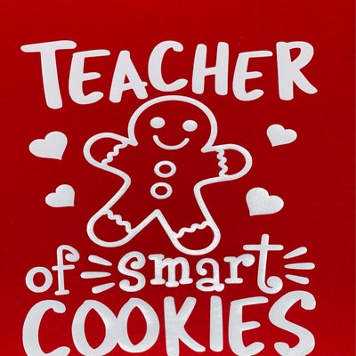 Christmas Svg, Teacher of Smart Cookies Svg, Gingerbread Svg, Dxf, Eps ...