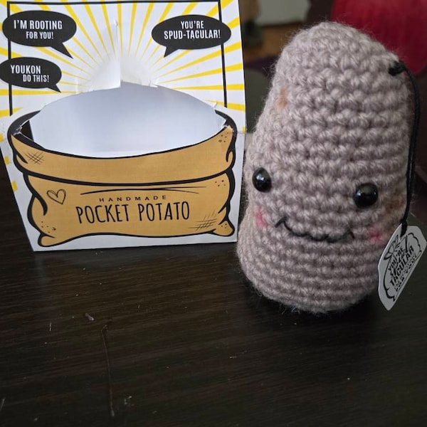 PRINTABLE Pocket Potato Tags + Labels + Crochet Pattern INCLUDED - PDF ...