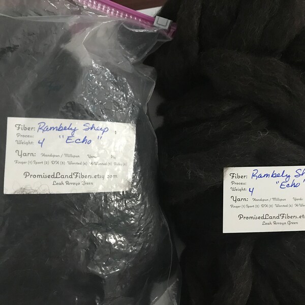 4oz Rambely Wool Roving | Hand Dyed | Combed Top | Sustainable Fiber ...