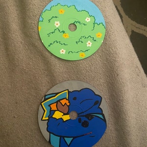 Custom Hand Painted CD Room Decortransparent Indie Aesthetic Wall Decor ...