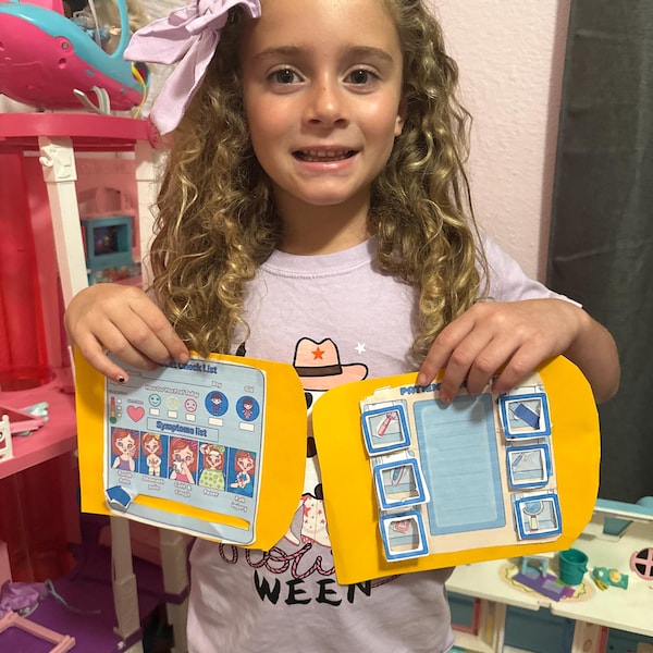 Printable Paper Doll Spa Kit: Skincare Salon, Beauty Play (digital ...