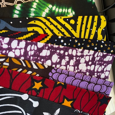 6 Yards African Print Cotton Fabric African Fabrics Kitenge - Etsy