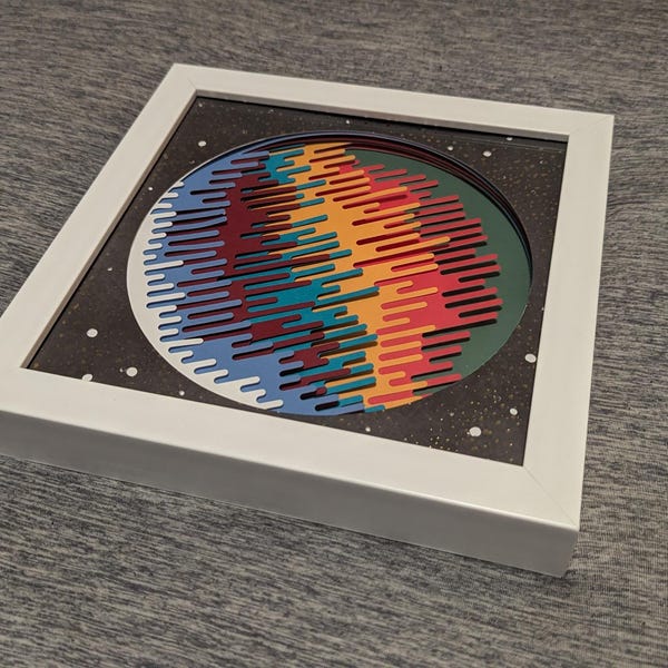 3D Planet and Space, Shadow Box Svg, Paper Cut Files, for Cricut, for ...