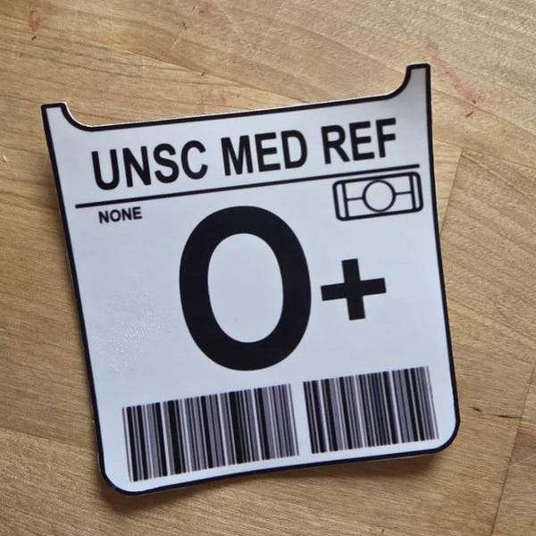 Halo ODST / UNSC Blood Type Sticker Decals - Etsy