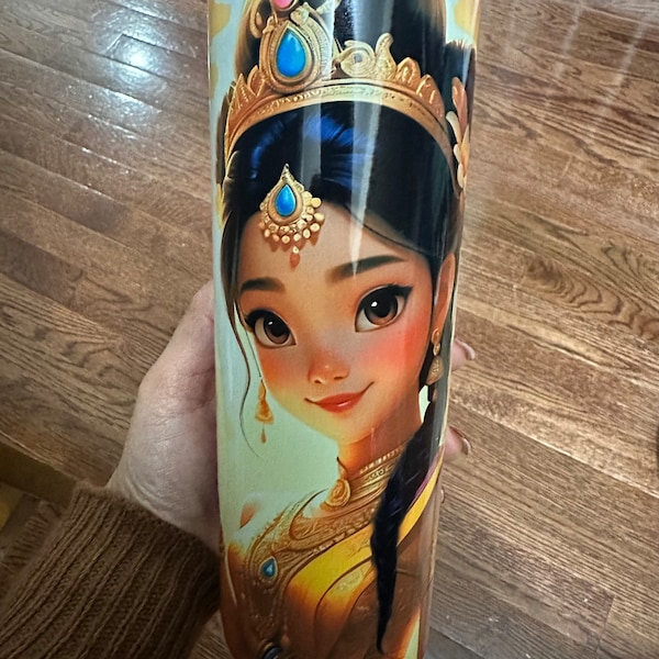 Khmer Apsara, 20 Oz, Stainless Steel Tumbler With Straw, Gift Idea ...