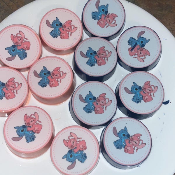 Pink Stitch Lilo&stitch Edible Sugar Sheet for Cupcakes, Cookies, Oreos ...