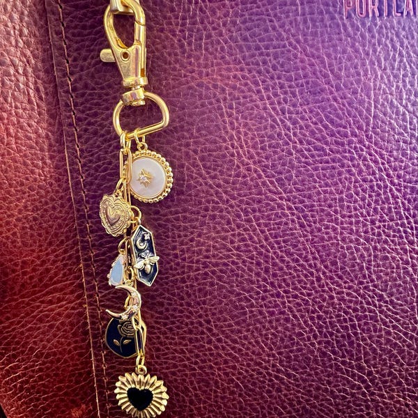 Make Your Own Keychain, Personalized Bag Charm, Custom Keychain, Purse ...