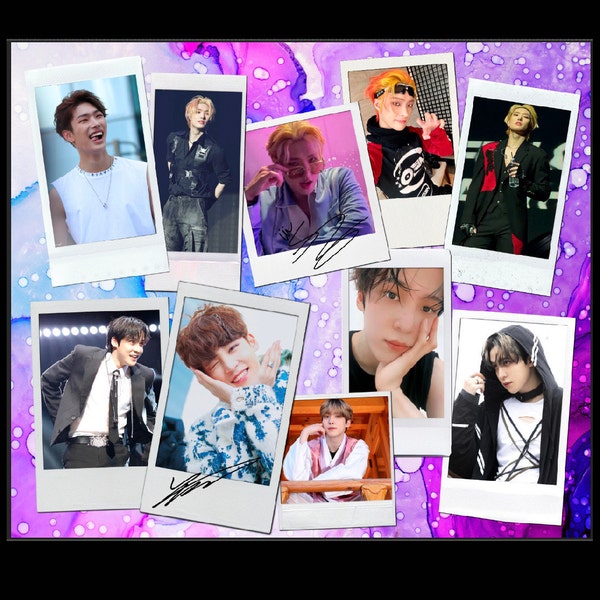 Kpop Ateez Signatures SVG Cut File Template for Cricut, Silhouette ...