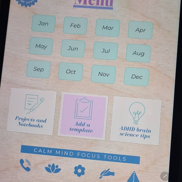 ADHD Digital Planner (made by an ADHDer) for iPad, Goodnotes + Android ...