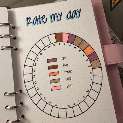 DIGITAL DOWNLOAD PDF Screen Time Tracker Jessica's Journal Spread - Etsy