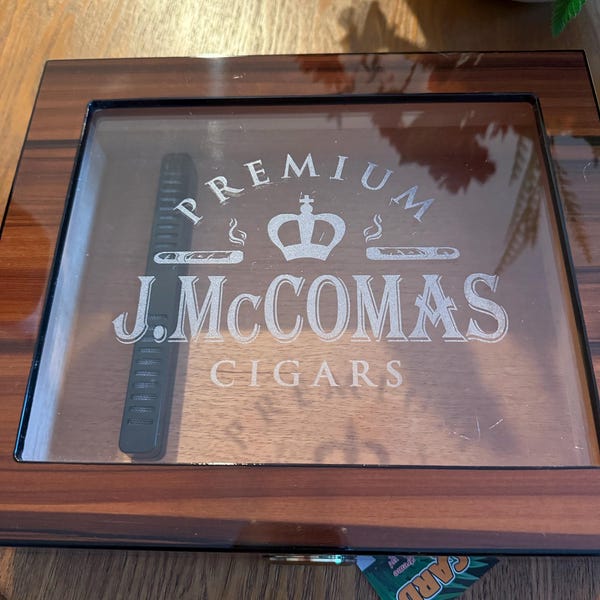 Personalized Cigar Humidor - Humidor Cigar Box - Cigar Box Wooden ...