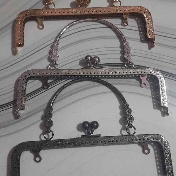 18.5cm and 20cm Purse Frame Sewing Handle Purse Frame Pick Size and ...