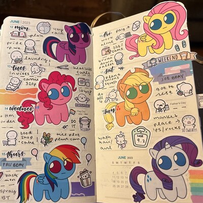 MLP TBH My Little Pony Autism Creature Vinyl Sticker Sheet A5 8x6 In ...