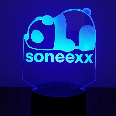 Personalized CUSTOM Multi-color Laser Engraved Edge Lit LED Acrylic ...