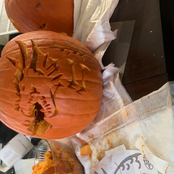 Dnd Pumpkin Carving Stencils, Printable PDF, Halloween Pumpkin Carving ...