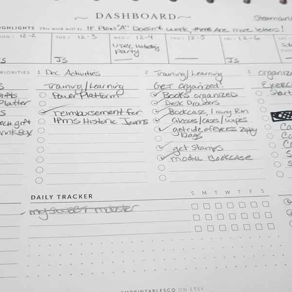 365 Day Tracker, Daily Progress Tracker, Goal Tracking Journal, Habit ...