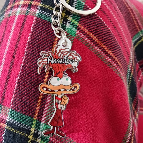 Personalized Disney Inside Out Keychain, Inside Out 2 Movie Characters ...