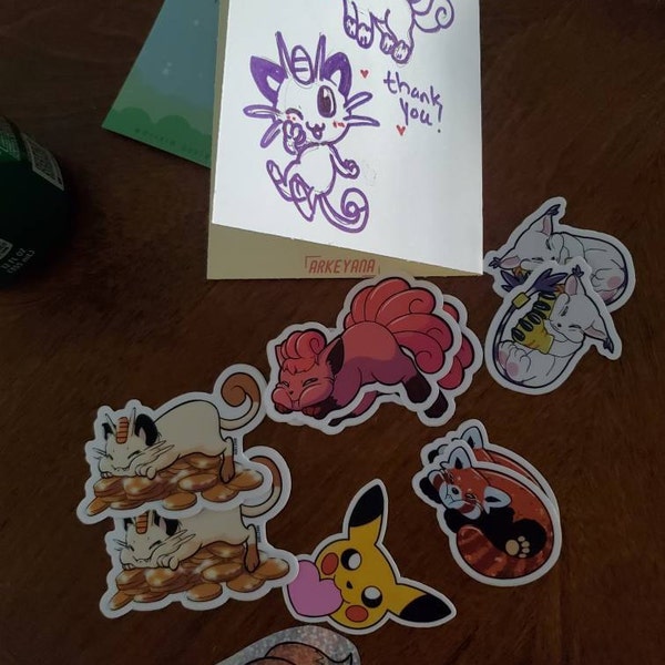 Cute Psyduck Squish Faced Sticker, Kawaii Duck Sticker, Psyduck Laptop ...