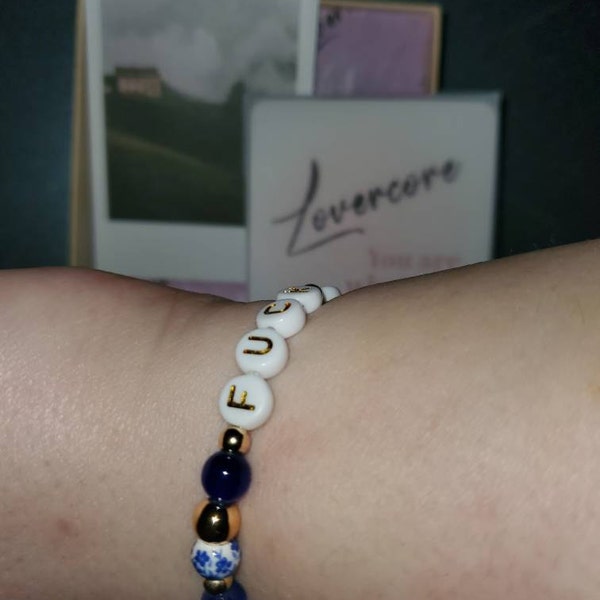 F*ck the Patriarchy | Vote Blue | Beaded Friendship Bracelet | Feminist ...
