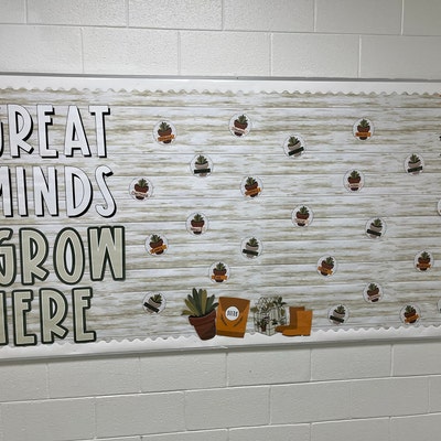 Spring Bulletin Board Kit, Spring Garden Theme, Easy and Modern ...