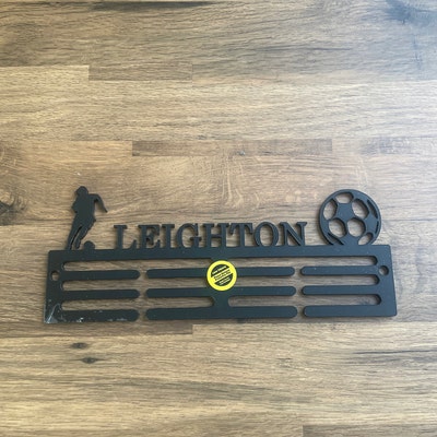 Personalised Acrylic Football Bedroom Decor Sign Plaque Various Sizes ...